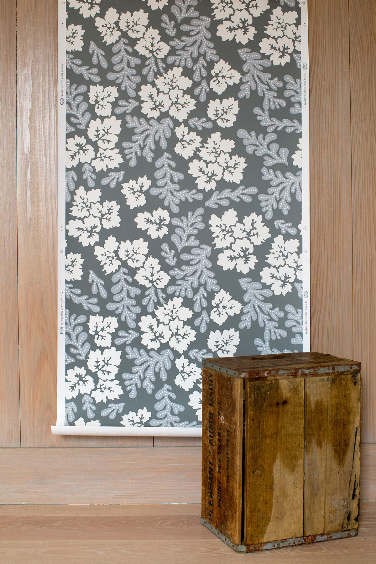 Patterned Wallpaper, the Home Collection by Audrey Sterk Design