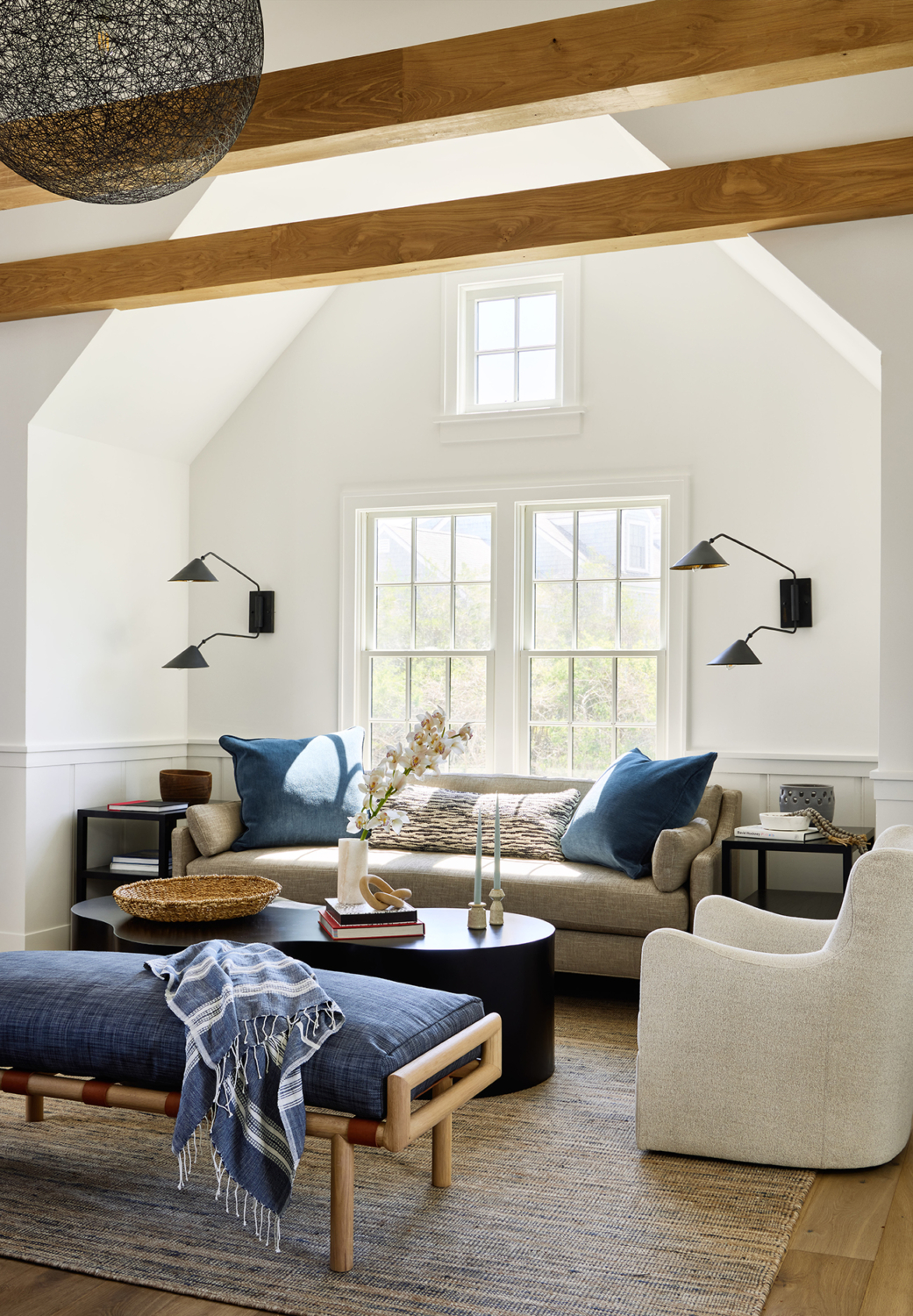 Cliff House Nantucket Interior Design by Interior Designer Audrey Sterk.