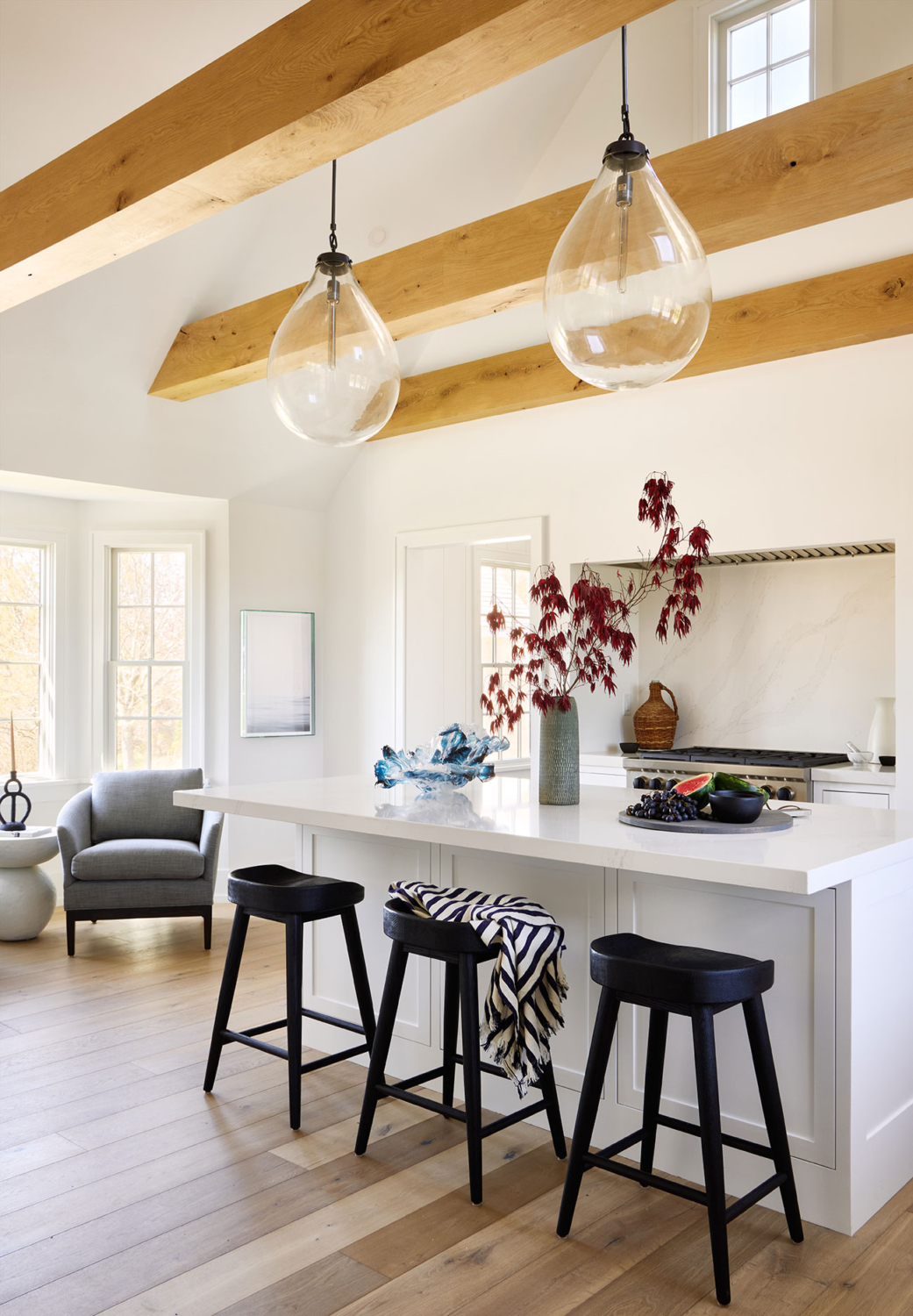 Cliff House Nantucket Interior Design by Interior Designer Audrey Sterk.