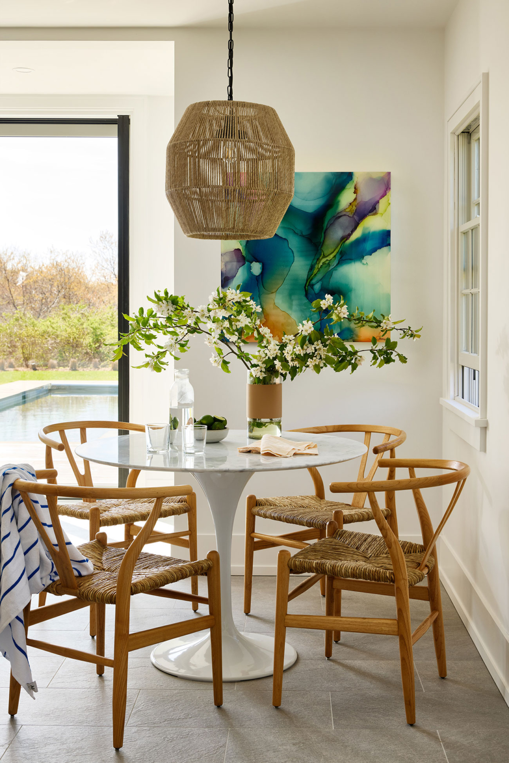 Cliff House Nantucket Interior Design by Interior Designer Audrey Sterk.